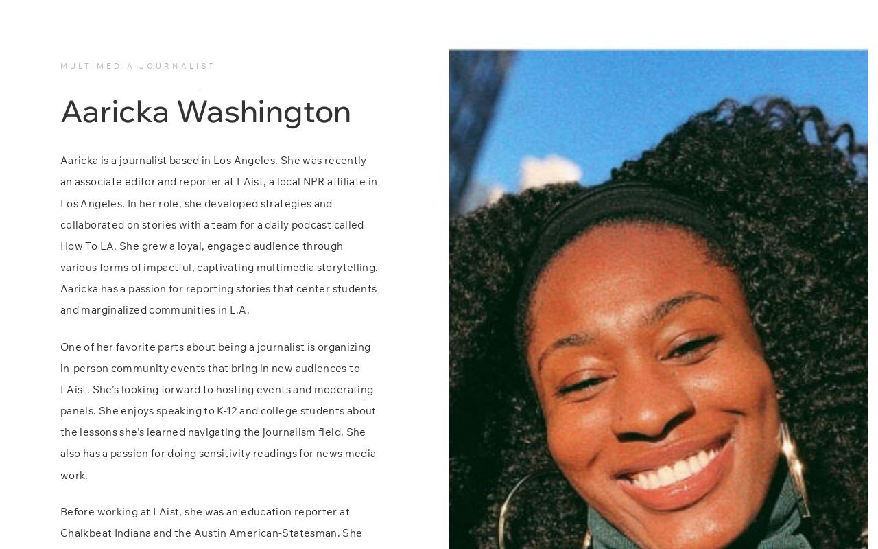 Aaricka Washington's Profile